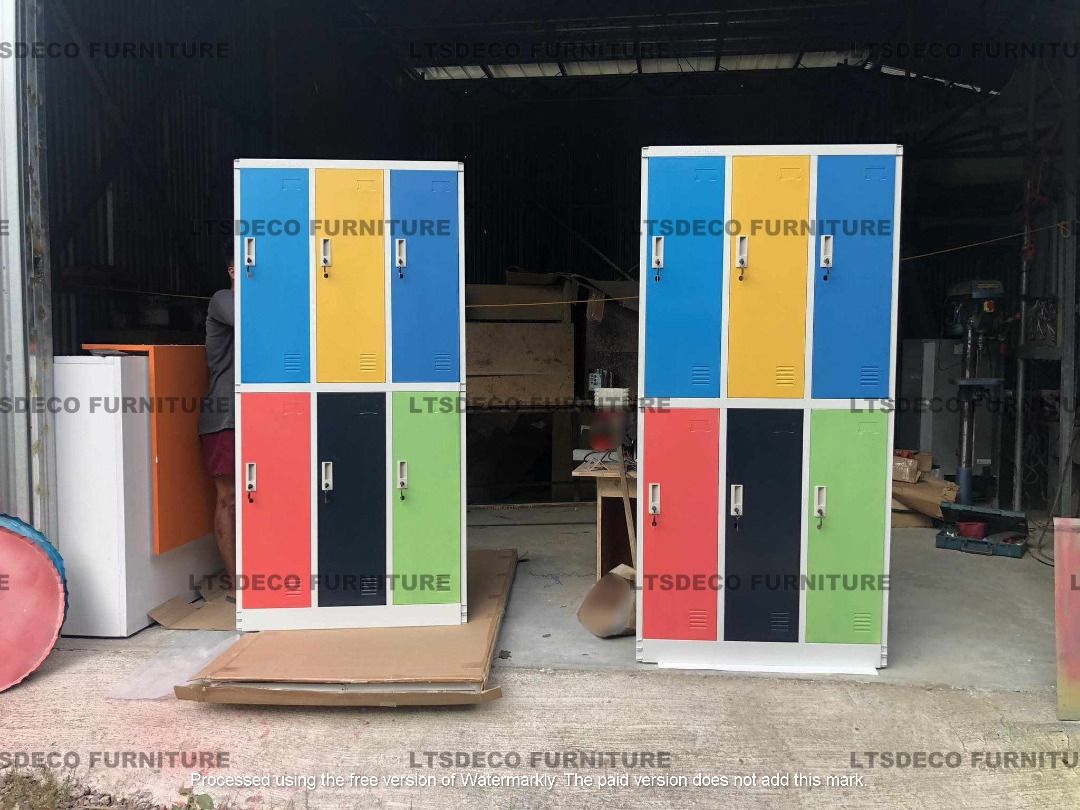 STEEL LOCKER GAUGE-20 OFFICE PARTITION, Furniture & Home Living, Office ...