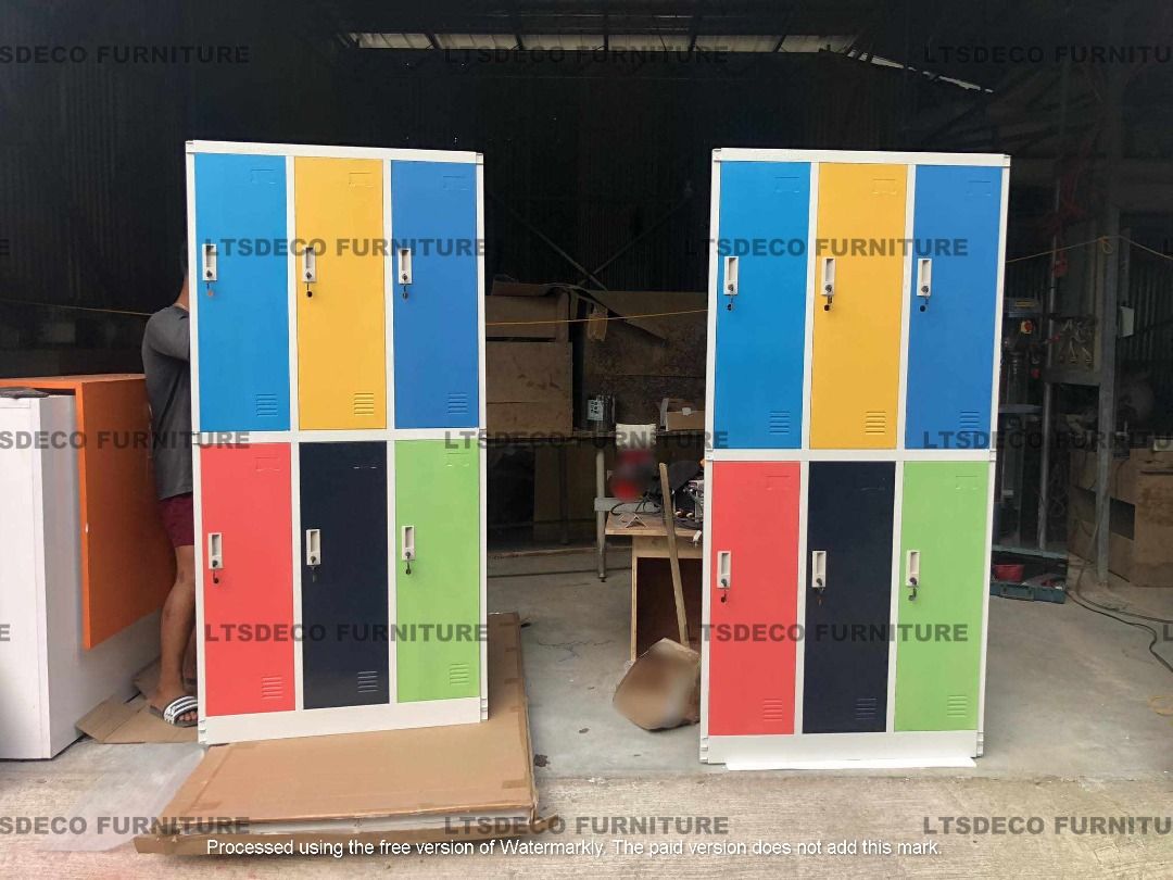 STEEL LOCKER IN CUSTOMIZE COLOR OFFICE PARTITION, Furniture & Home ...