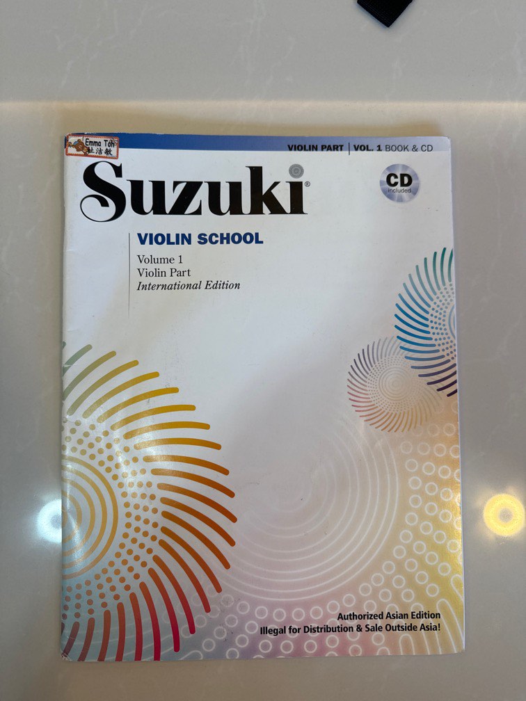 Suzuki Violin Vol 1, Hobbies & Toys, Music & Media, Music Scores on ...