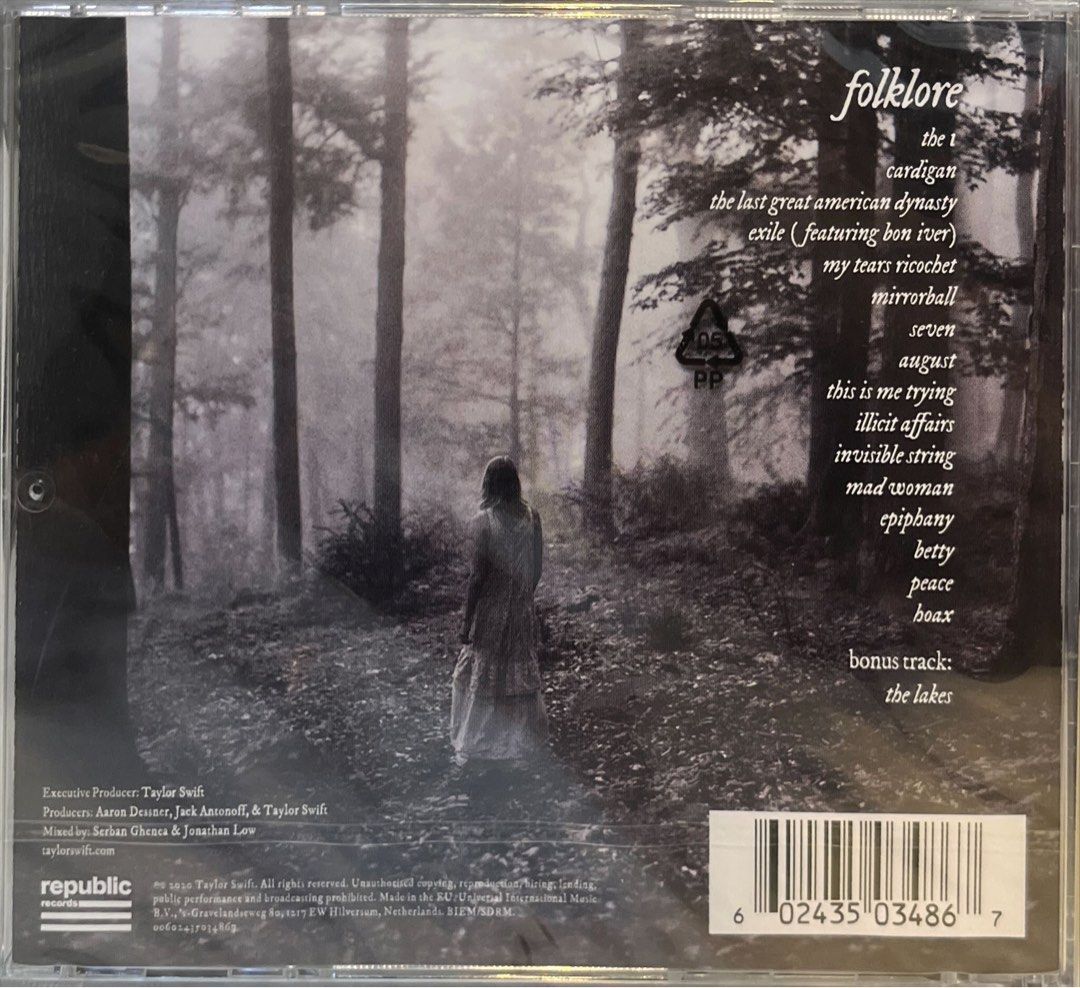 Taylor Swift: Folklore Deluxe Bonus Track Edition, Hobbies & Toys, Music & Media, CDs & DVDs on ...