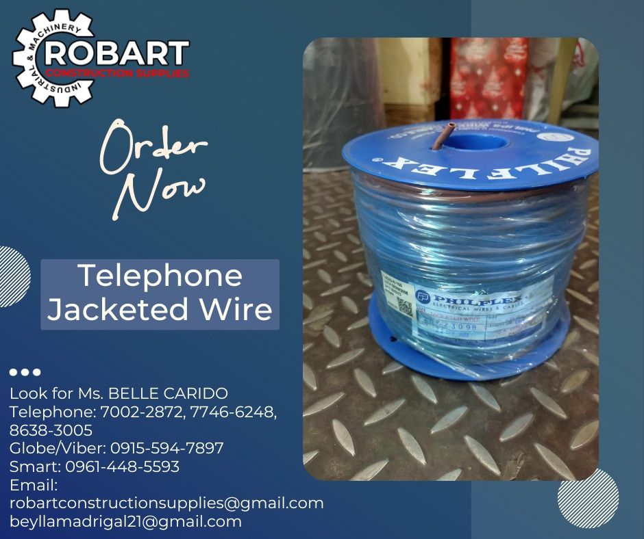 Telephone Jacketed Wire, Commercial & Industrial, Construction Tools ... Telephone Jacketed Wire, Commercial & Industrial, Construction Tools ...