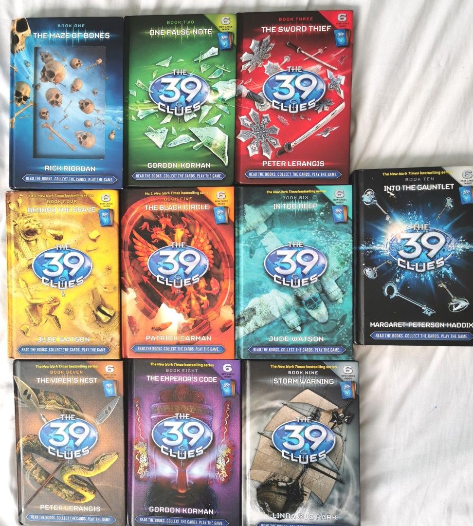 The 39 Clues Book 1 to 10 Hard Cover, Hobbies & Toys, Books & Magazines ...