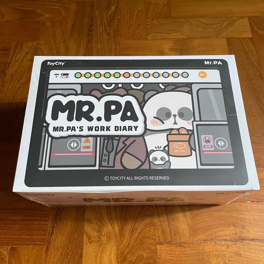 TOYCITY Mr Pa Panda Work Diary Series SEALED FULL SET (6 blind boxes ...
