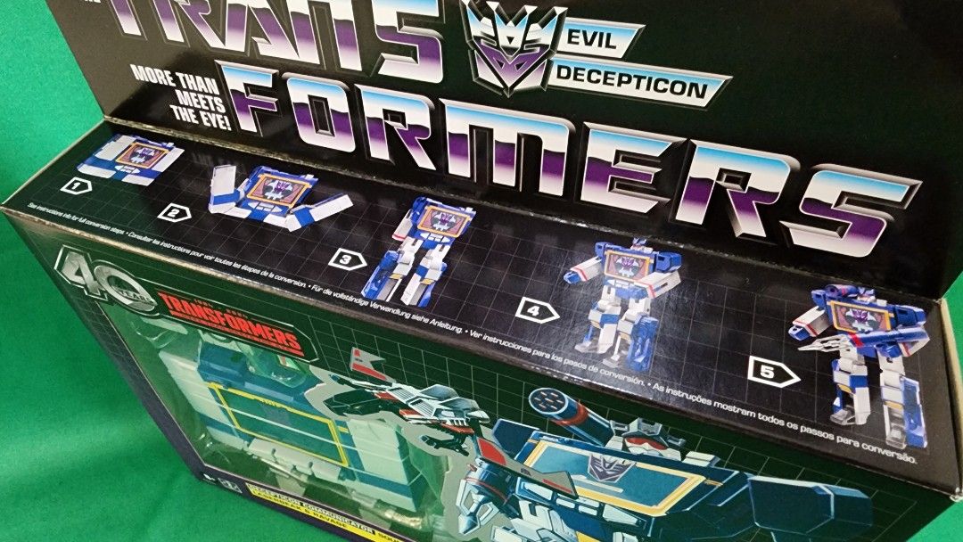 Transformers Retro 40th Anniversary Soundwave, Laserbeak & Ravage ...