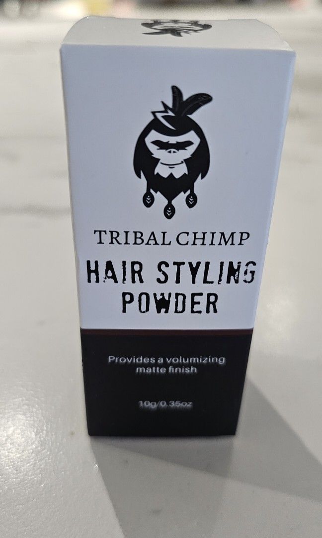 Tribal Chimp Hair Styling Powder, Beauty & Personal Care, Hair on Carousell