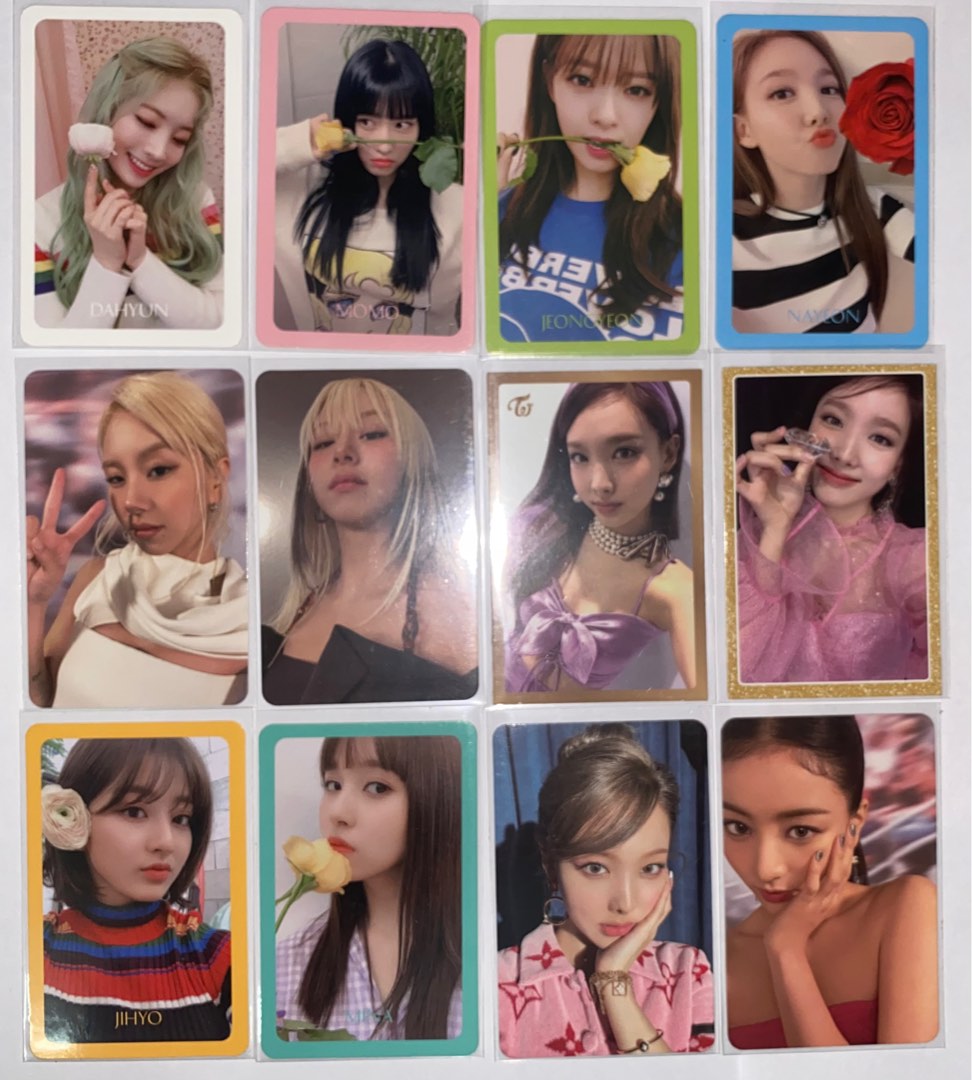 TWICE RANDOM PHOTOCARDS, Hobbies & Toys, Memorabilia & Collectibles, K ...