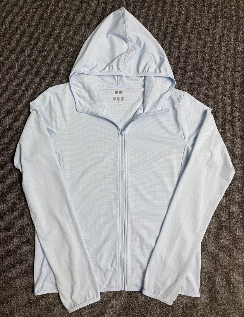 Uniqlo AIRism UV Cut Mesh Full-Zip, Women's Fashion, Activewear on ...