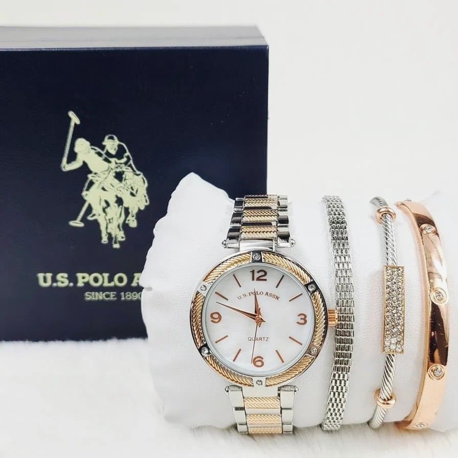 U.S. Polo Assn. Watch Set, Women's Fashion, Watches & Accessories ...