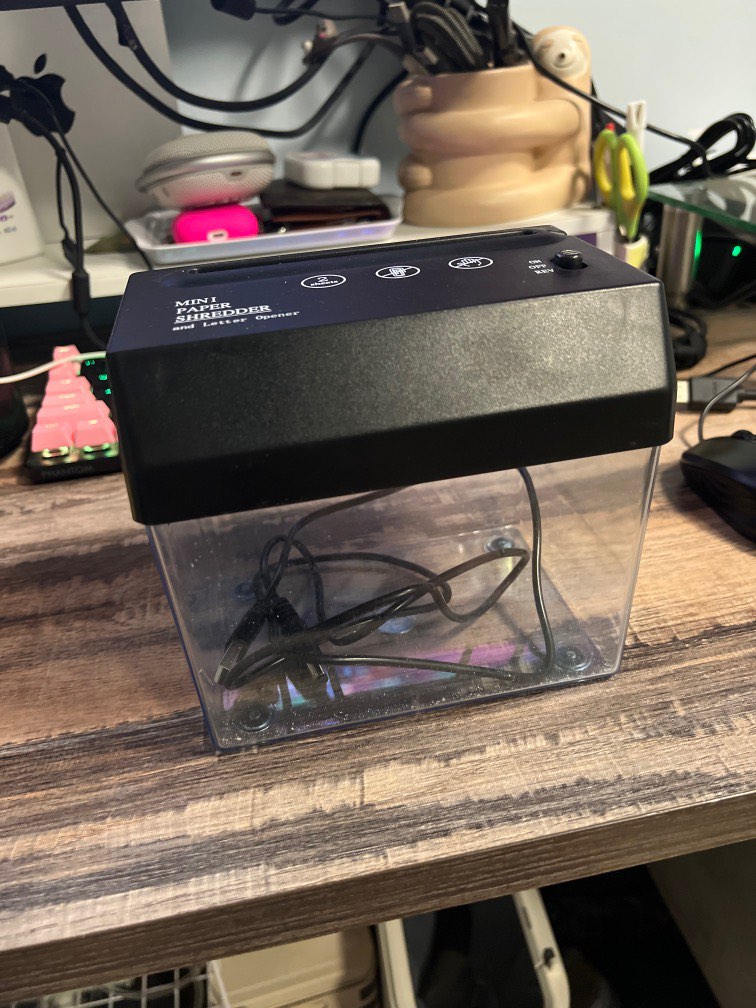 USB Mini Paper Shredder, Computers & Tech, Parts & Accessories, Other ...