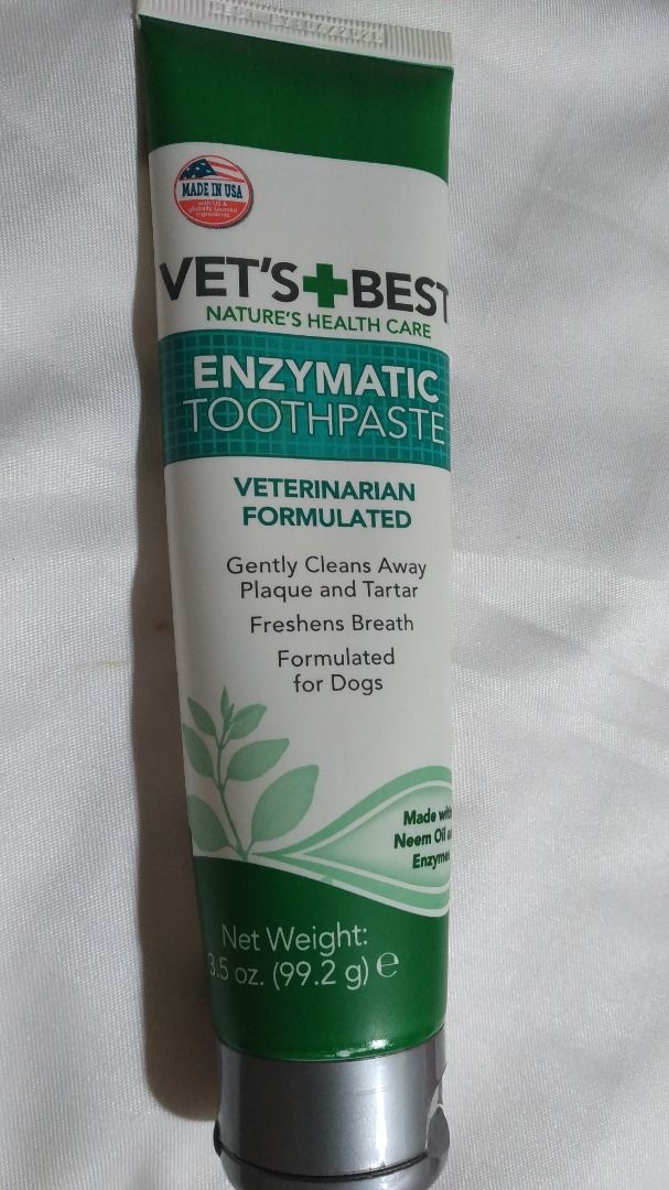 Vet's best enzymatic toothpaste for dogs, Pet Supplies, Health ...