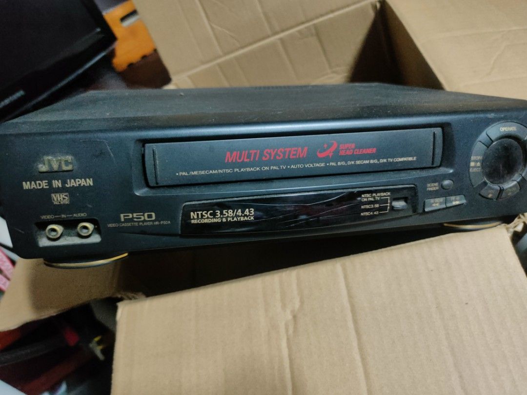 Vhs multi system and rewinder jvc national for collection, TV & Home ...