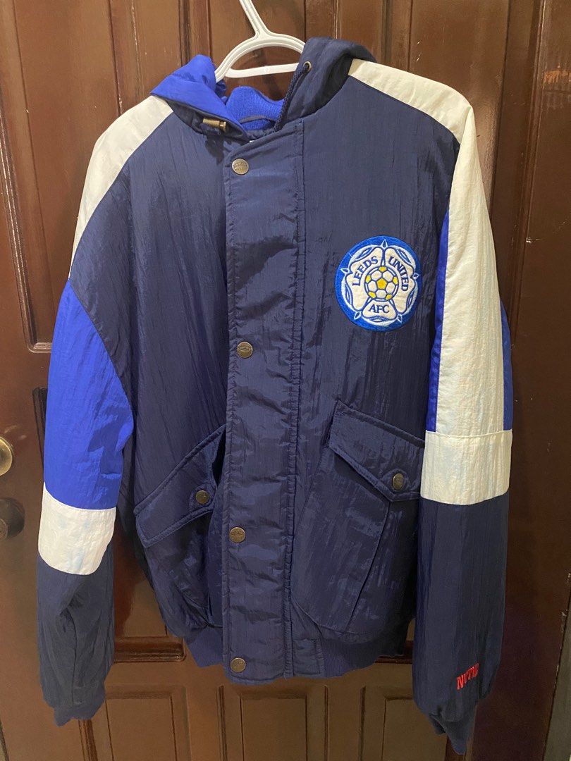 Vintage Leeds United Jacket, Men's Fashion, Coats, Jackets and ...