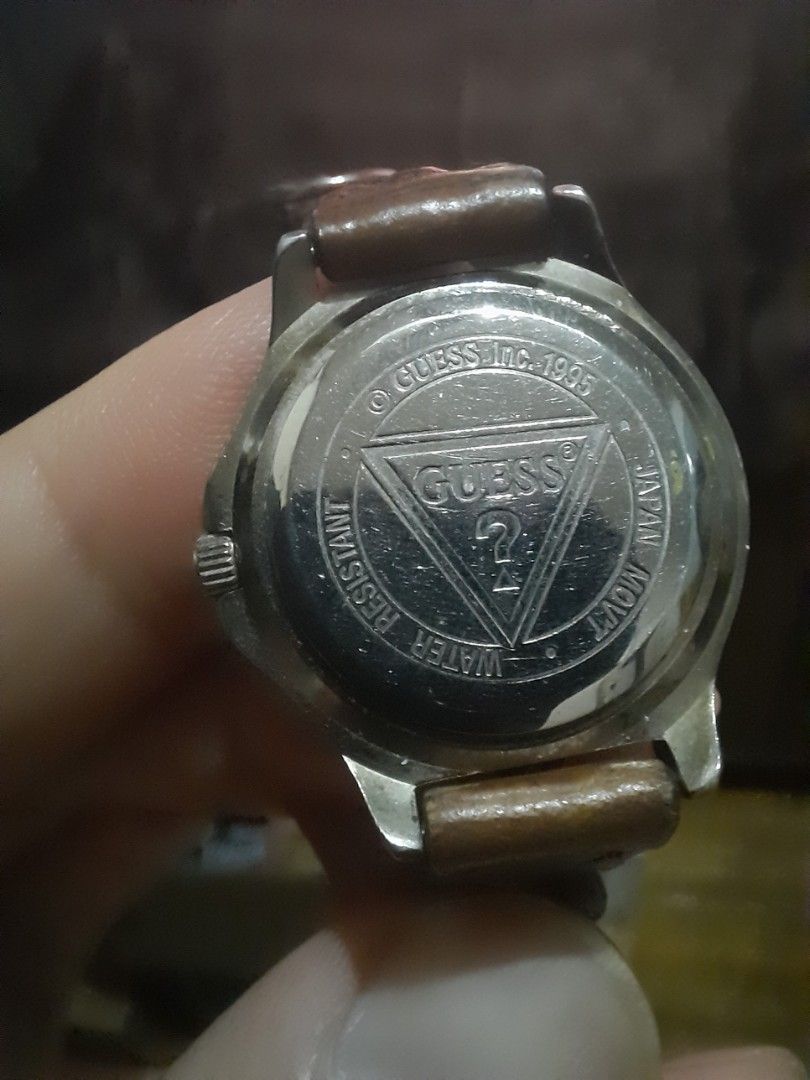 VINTAGE ORIGINAL AUTHENTIC GUESS 1995 WOMEN'S WATCH, Women's Fashion ...