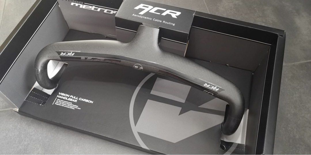 VISION Metron 5D ACR 3K carbon integrated handlebar, Sports Equipment ...
