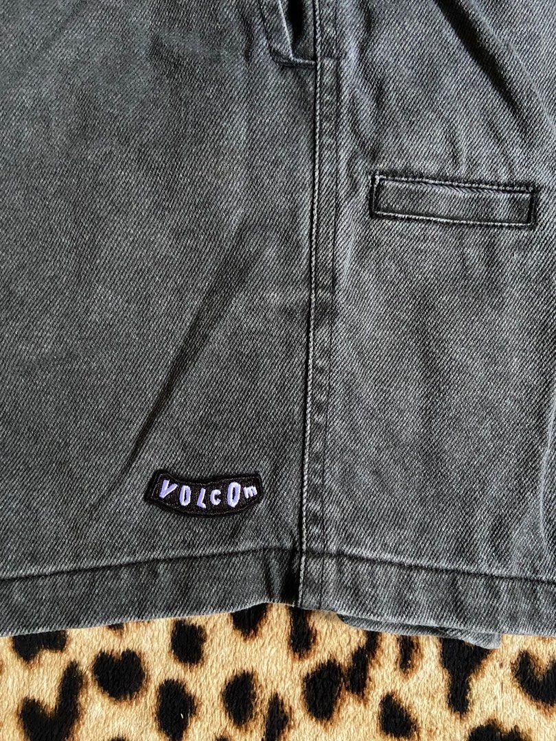 Volcom acid wash jorts, Men's Fashion, Bottoms, Shorts on Carousell