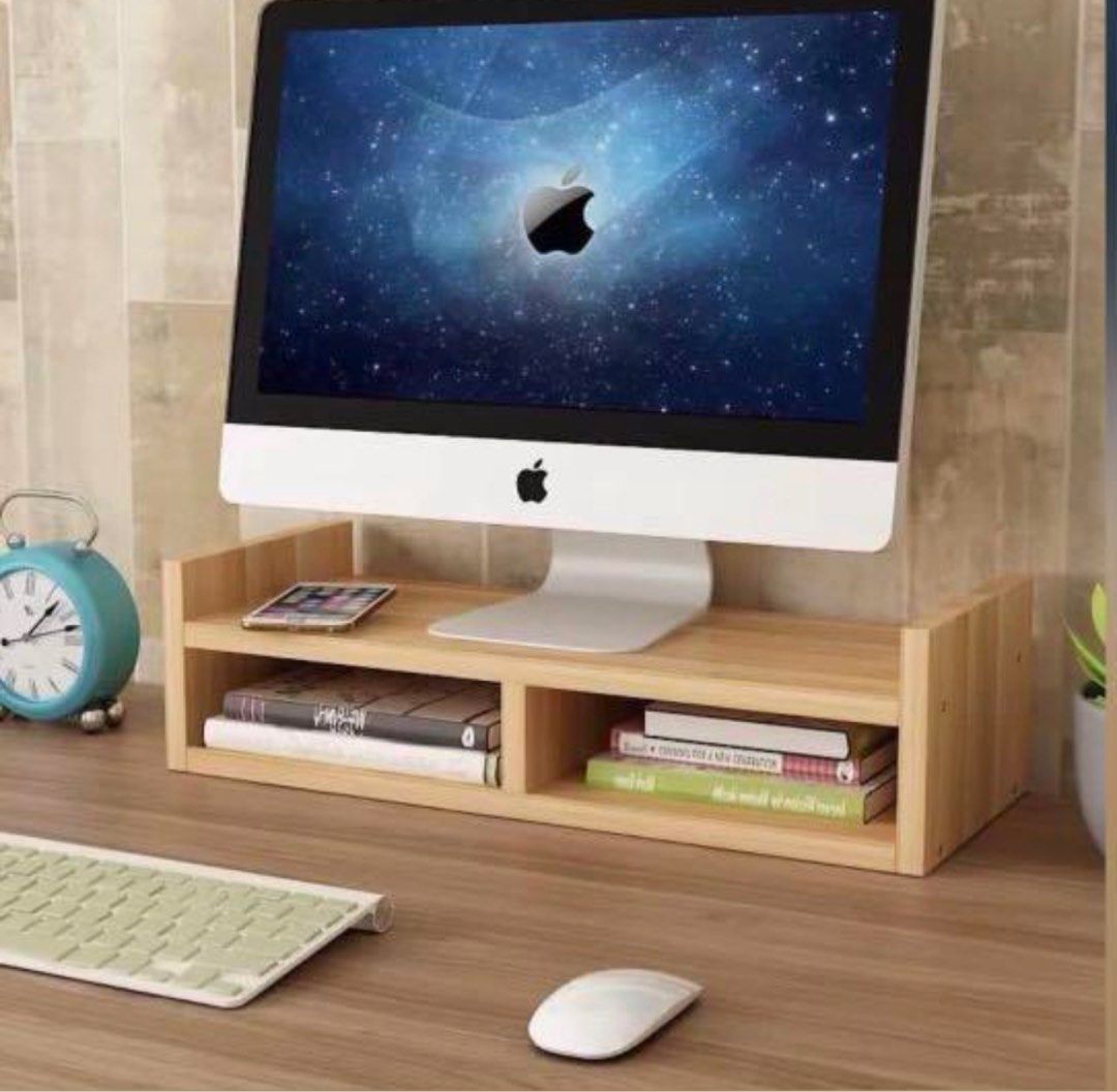 Wooden stand desktop table stand, Furniture & Home Living, Furniture ...