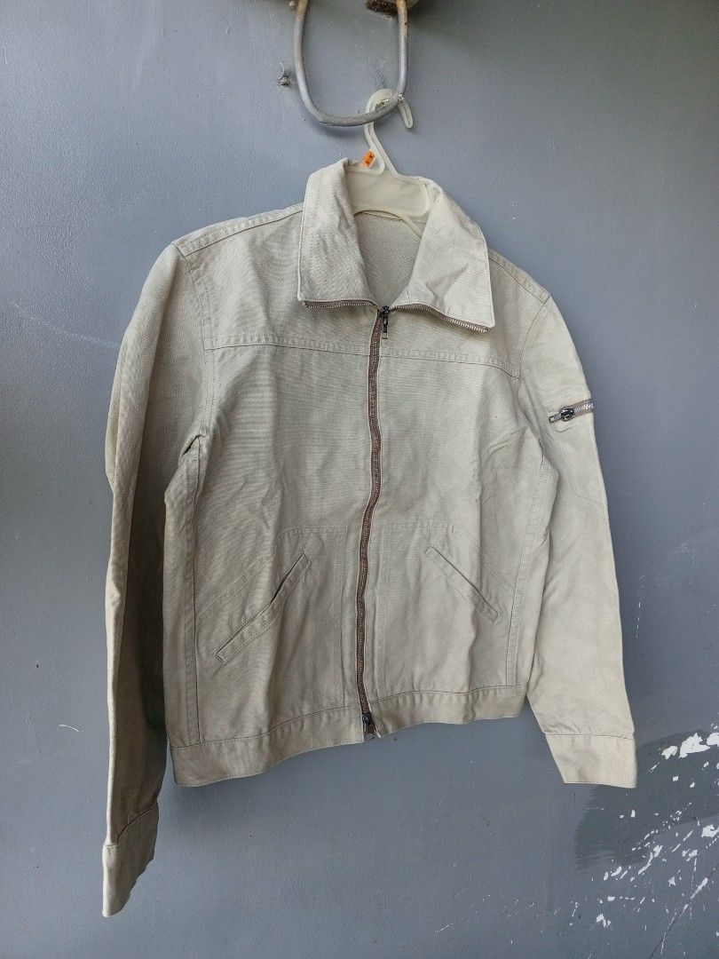 Work Jaket Trans Continent, Fesyen Pria, Pakaian , Baju Luaran di Carousell