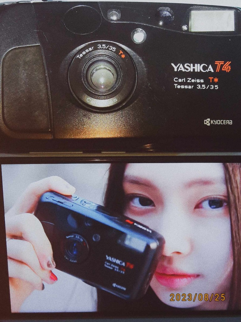 Yashica T4 35mm Point and Shoot Film Camera, Photography, Cameras on Carousell