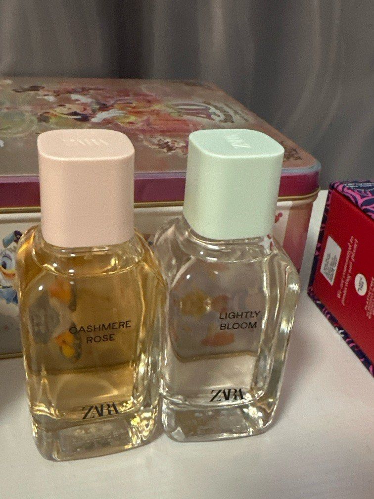 Zara Perfume (Cashmere Rose and Lightly Bloom), Beauty & Personal Care ...