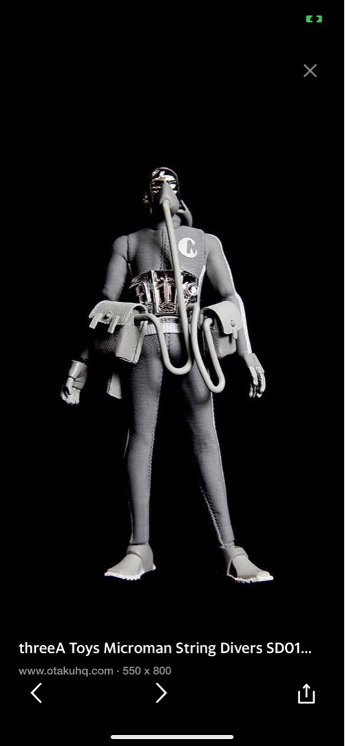 1/12 ThreeA 3A microman string divers SOD1 AKI, Hobbies & Toys, Toys & Games on Carousell