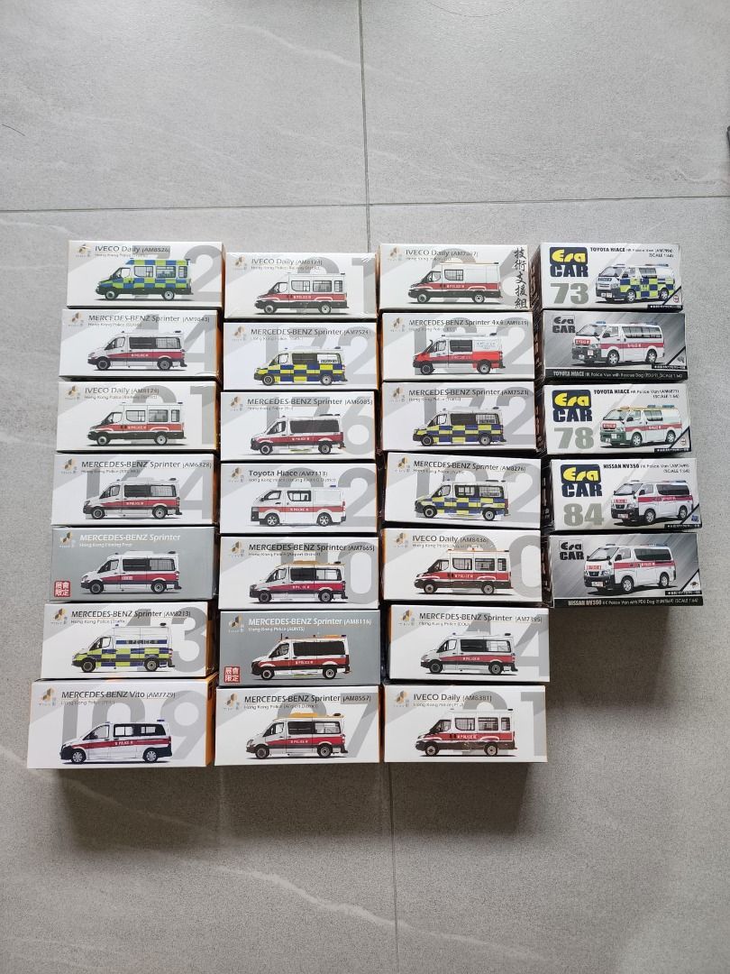 [1:64 TINY CITY & ERA Car] Hong Kong Police Van Series, Hobbies & Toys, Toys & Games on Carousell