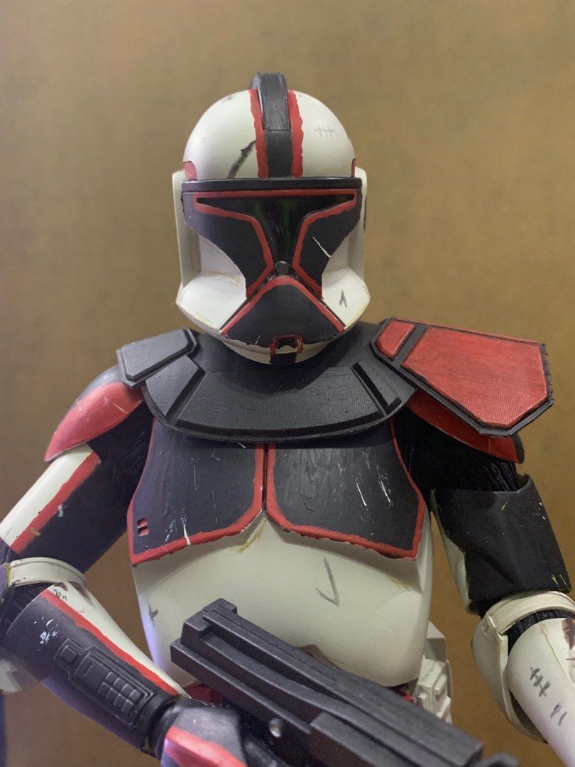 Hot Toys Sideshow Star Wars Clone Trooper ROTS Pauldron 3D Resin Print ...