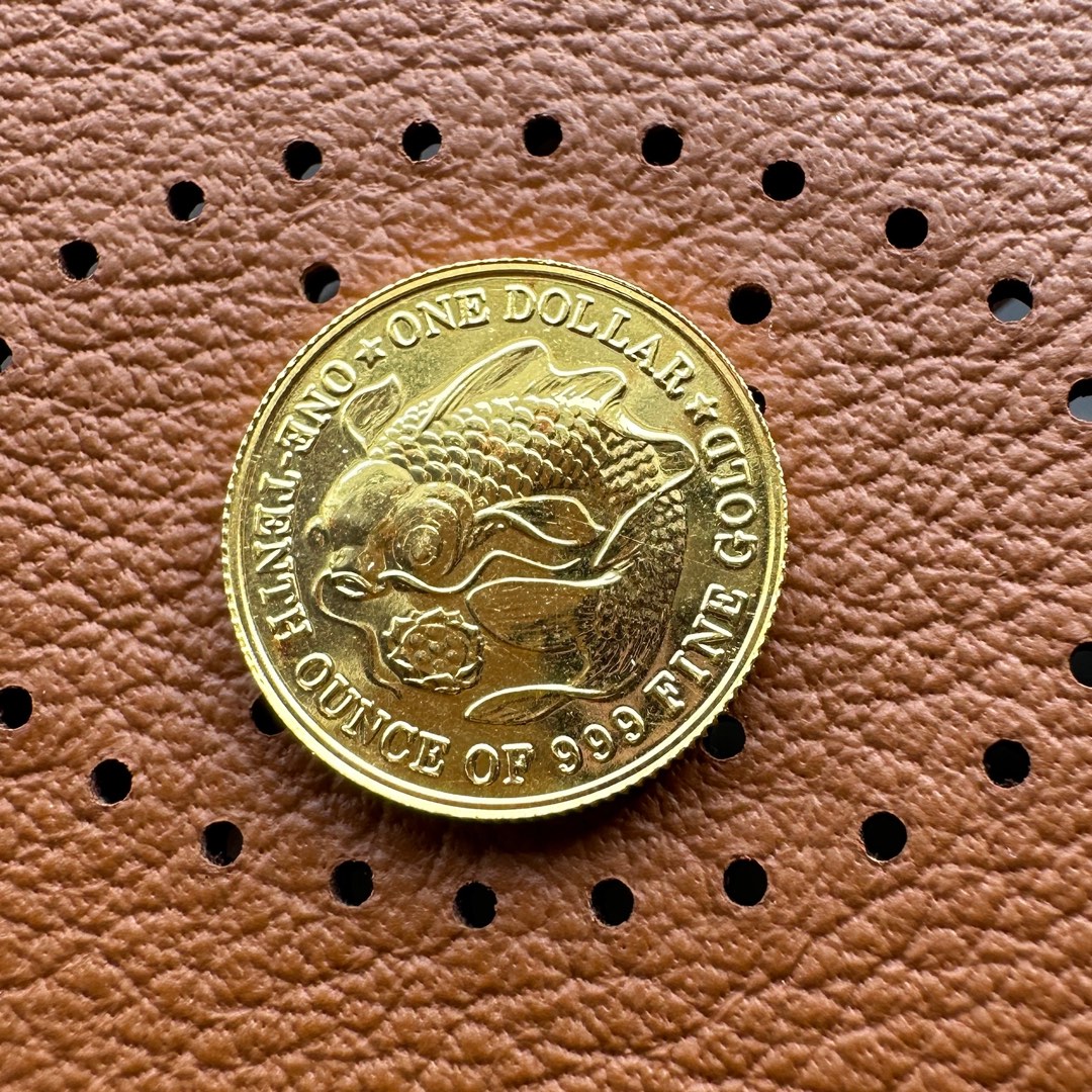 1983 Singapore 1/10 oz gold carp $1 coin, Hobbies & Toys, Memorabilia ...