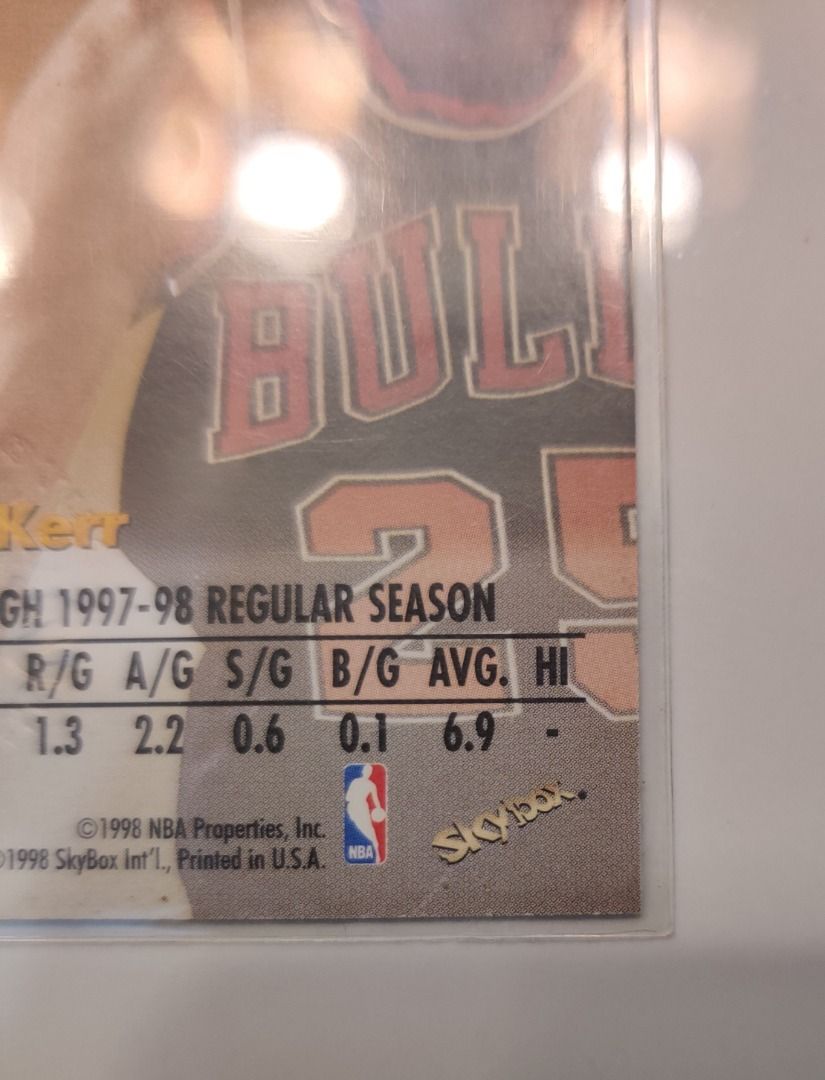 1997-98 Skybox Steve Kerr Autograph, Hobbies & Toys, Memorabilia ...
