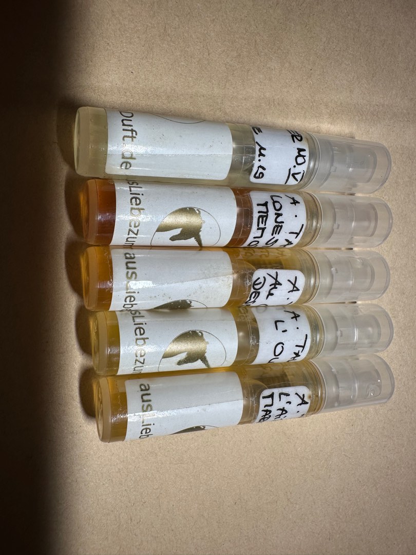2-3 ml Tauer decants - Tauer no.5 incense extreme ,Tauer no.3 lone star ...