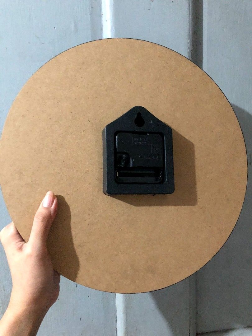 30cm/ 12 inch wooden wall clock, Furniture & Home Living, Home Decor ...