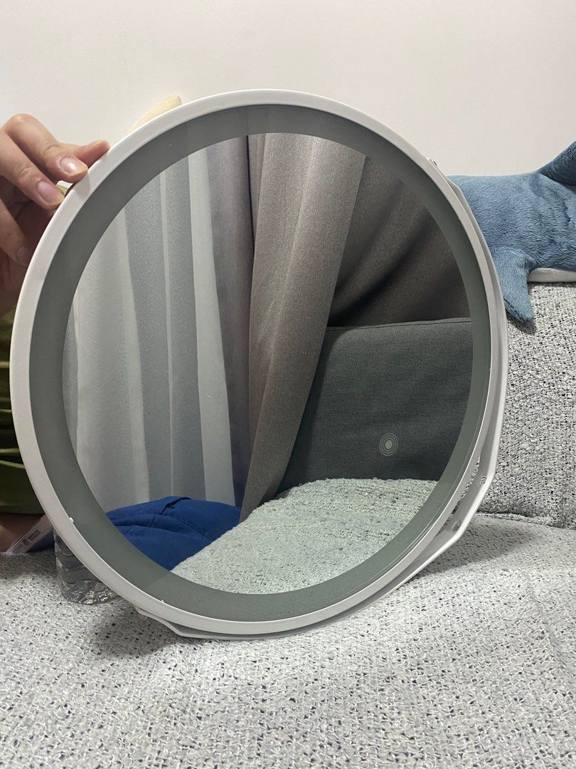40CM LED Round Mirror, Furniture & Home Living, Home Decor, Mirrors on ...