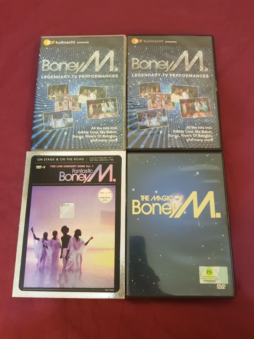 70s German Disco Boney M. Live Concerts And MTV Videos Original DVD ...