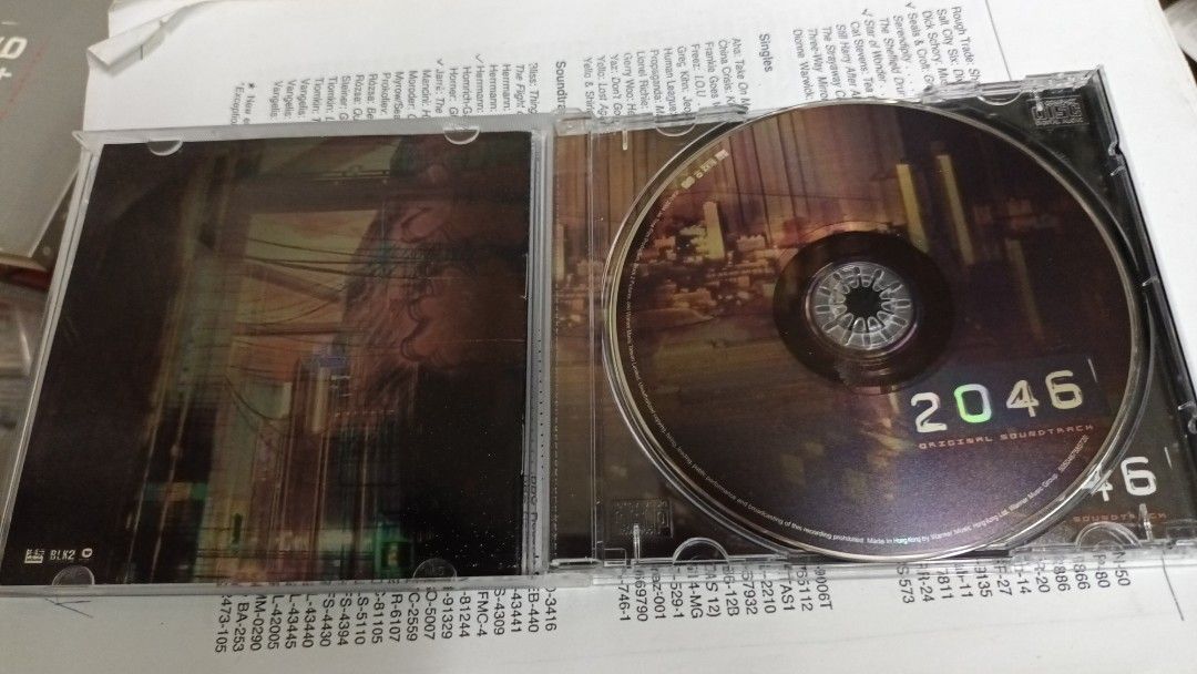 王家衛 電影 2046 電影原聲大碟 OST 舊版 CD, 興趣及遊戲, 音樂、樂器 & 配件, 音樂與媒體 - CD 及 DVD ...