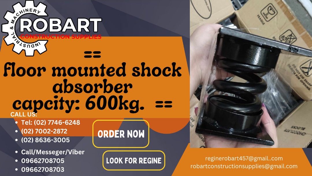 == floor mounted shock absorber capcity: 600kg. ==, Commercial ...
