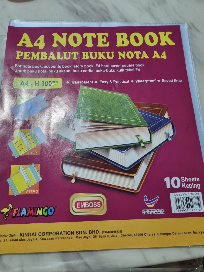 A4 Note Book Cover Sheets x 10, Everything Else on Carousell