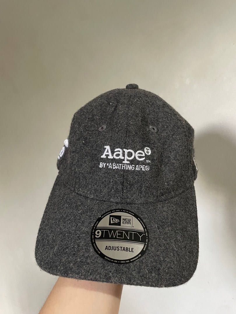 Aape by A Bathing Ape Cap Grey, Men's Fashion, Watches & Accessories ...