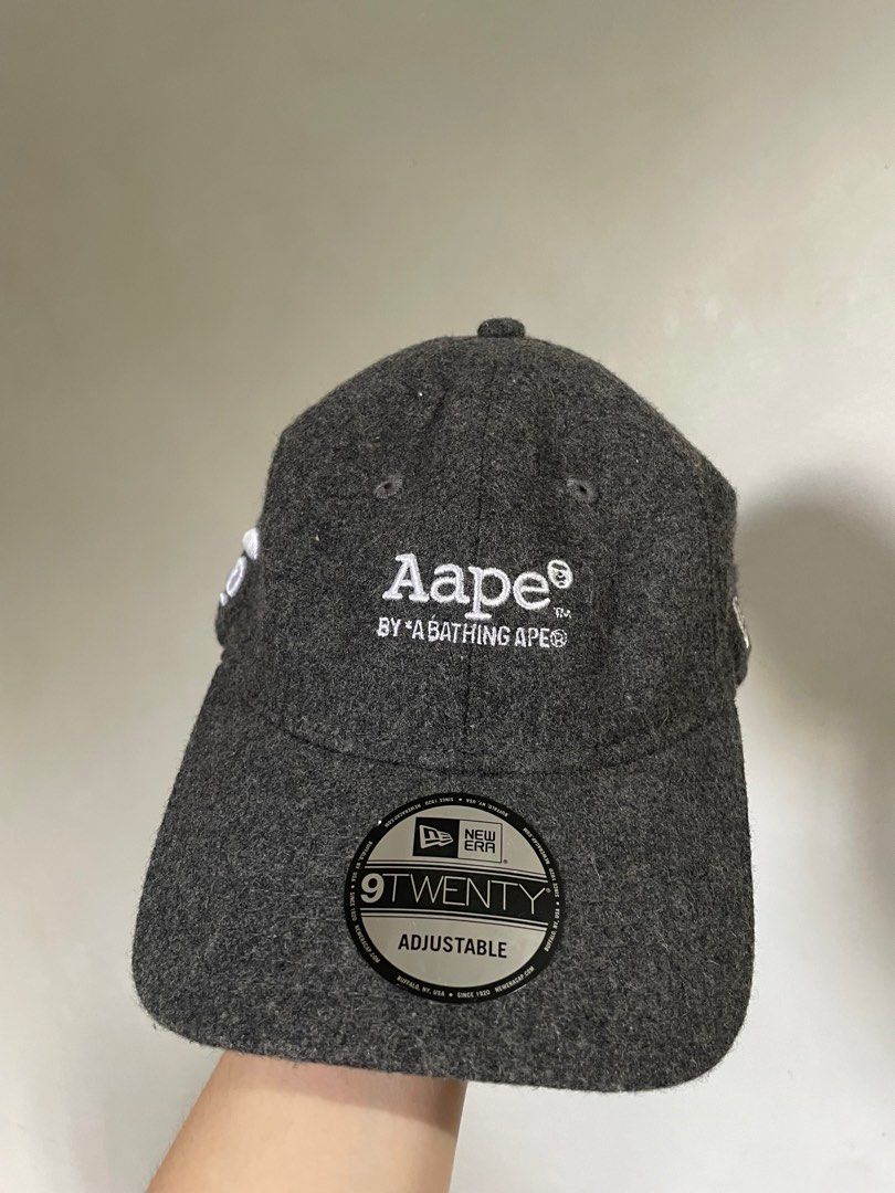 Aape by A Bathing Ape Cap Grey, Men's Fashion, Watches & Accessories ...