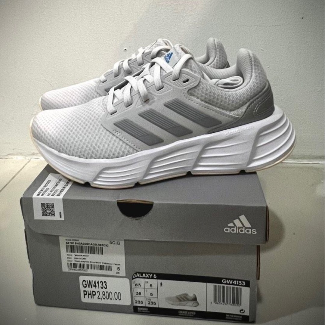 Adidas Galaxy 6 Dash Grey Women’s Sneakers, Women's Fashion, Footwear ...