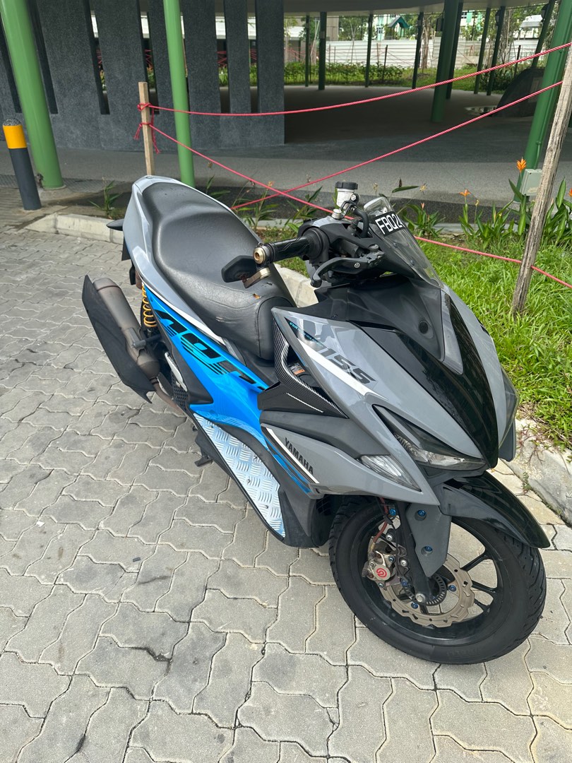 Aerox 155 2019 Keyless, Motorcycles, Motorcycles for Sale, Class 2B on ...
