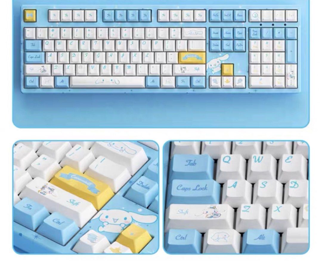 AKKO CINAMONROLL SANRIO TYPE C WIRED KEYBOARD LAPTOP / DESKTOP VERSION ...