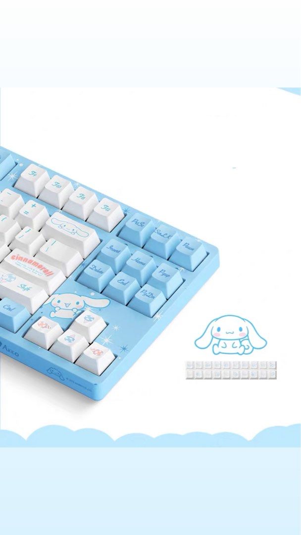 AKKO CINAMONROLL SANRIO TYPE C WIRED KEYBOARD LAPTOP / DESKTOP VERSION ...