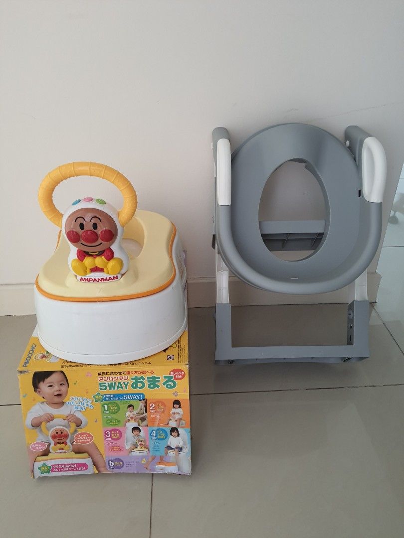 Anpanman potty & ladder potty, Babies & Kids, Bathing & Changing ...