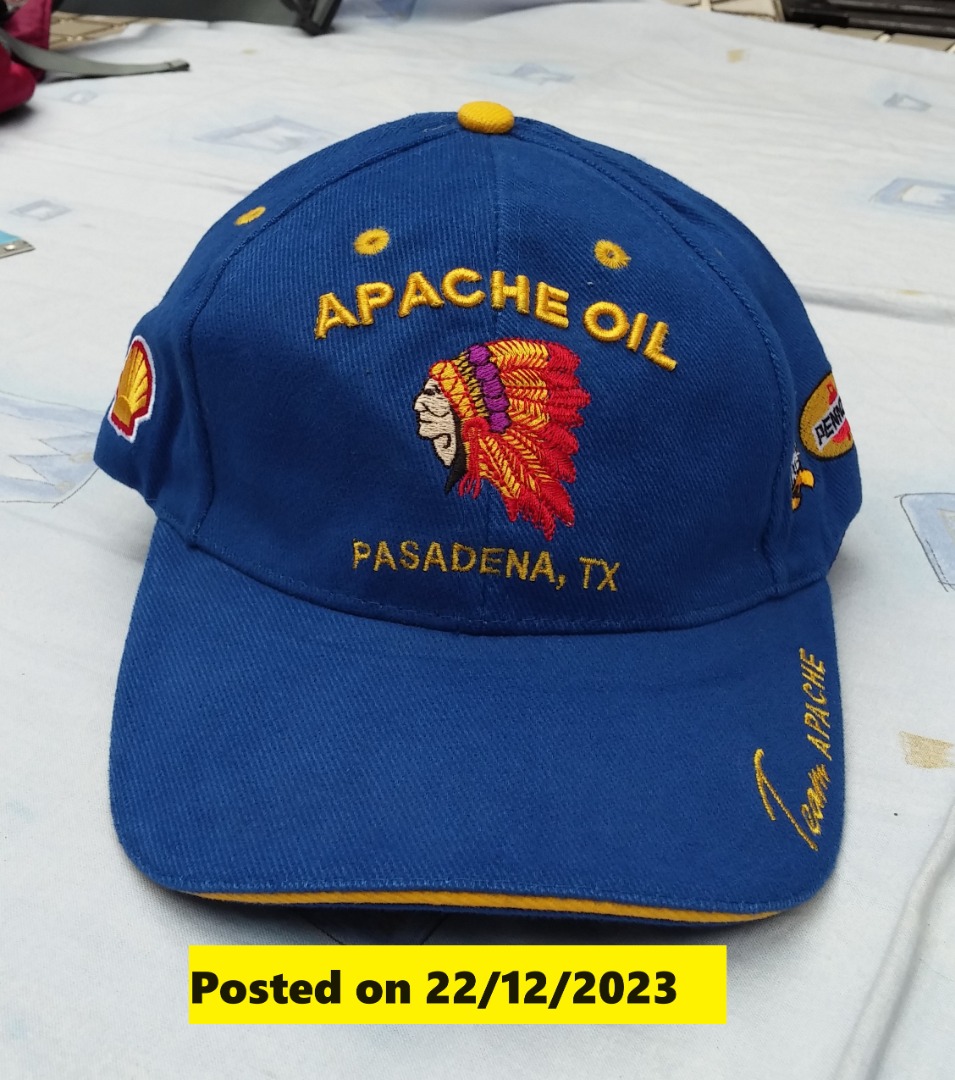 Apache Oil Company Cap, 男裝, 手錶及配件, 棒球帽、帽 - Carousell