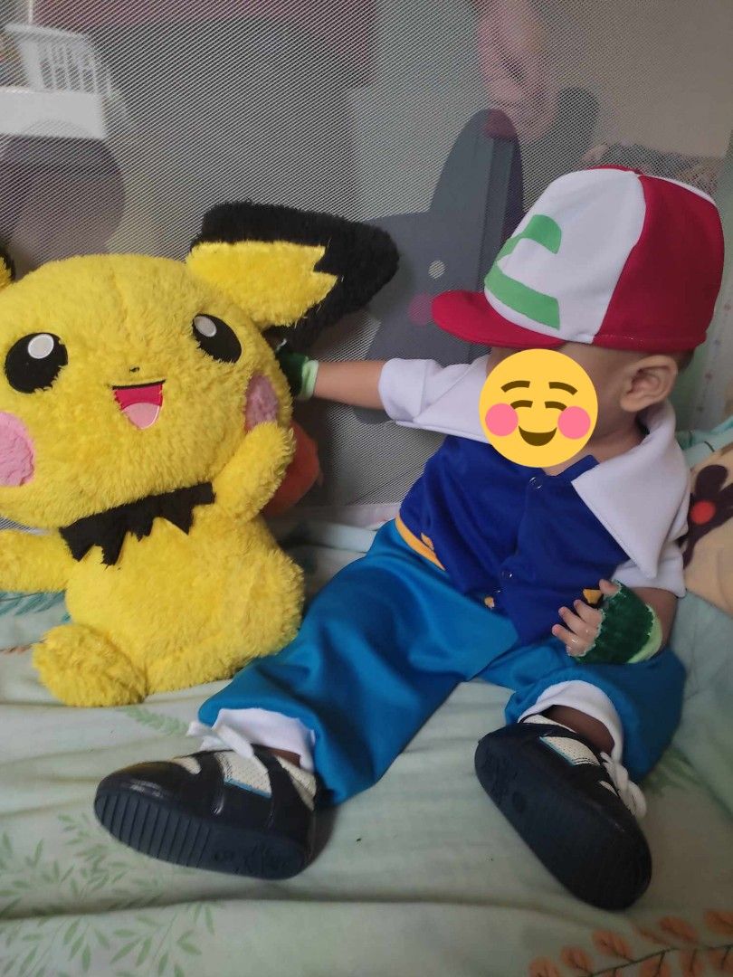 Ash Ketchum baby costume, Babies & Kids, Babies & Kids Fashion on Carousell