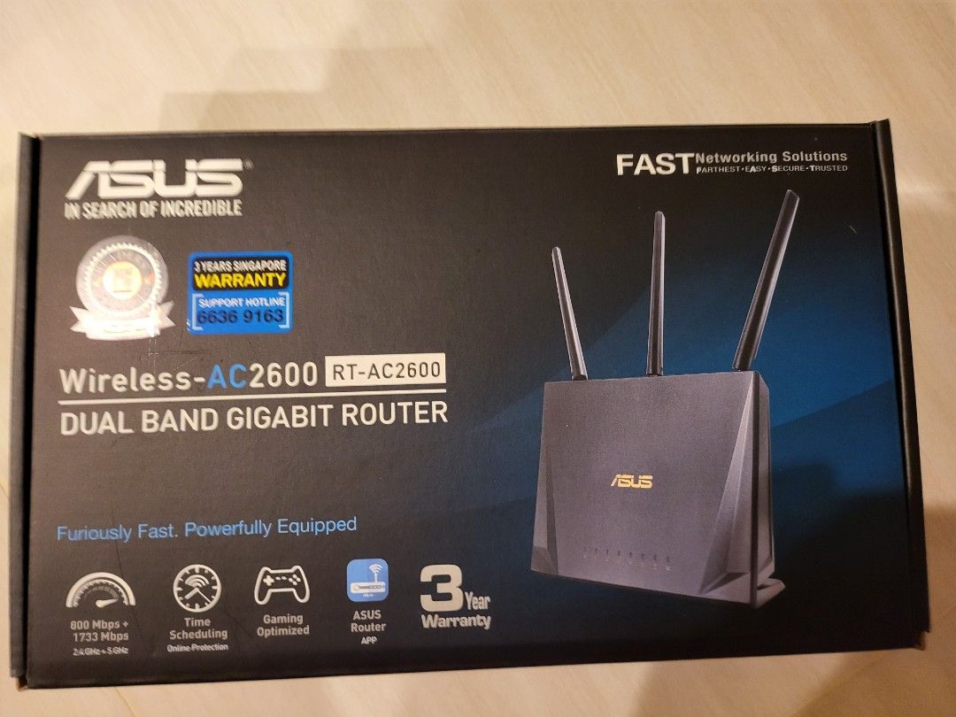 ASUS RT-AC2600 Router, Computers & Tech, Parts & Accessories ...