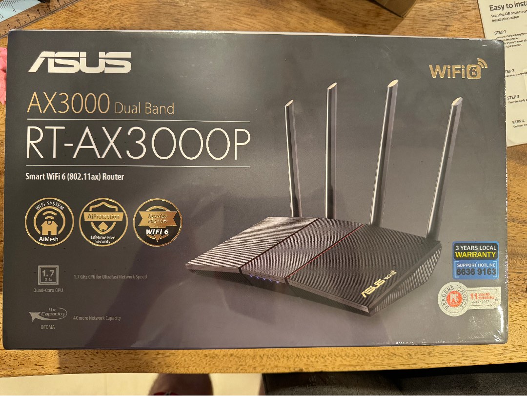 Asus RT-AX3000P Router, Computers & Tech, Parts & Accessories ...