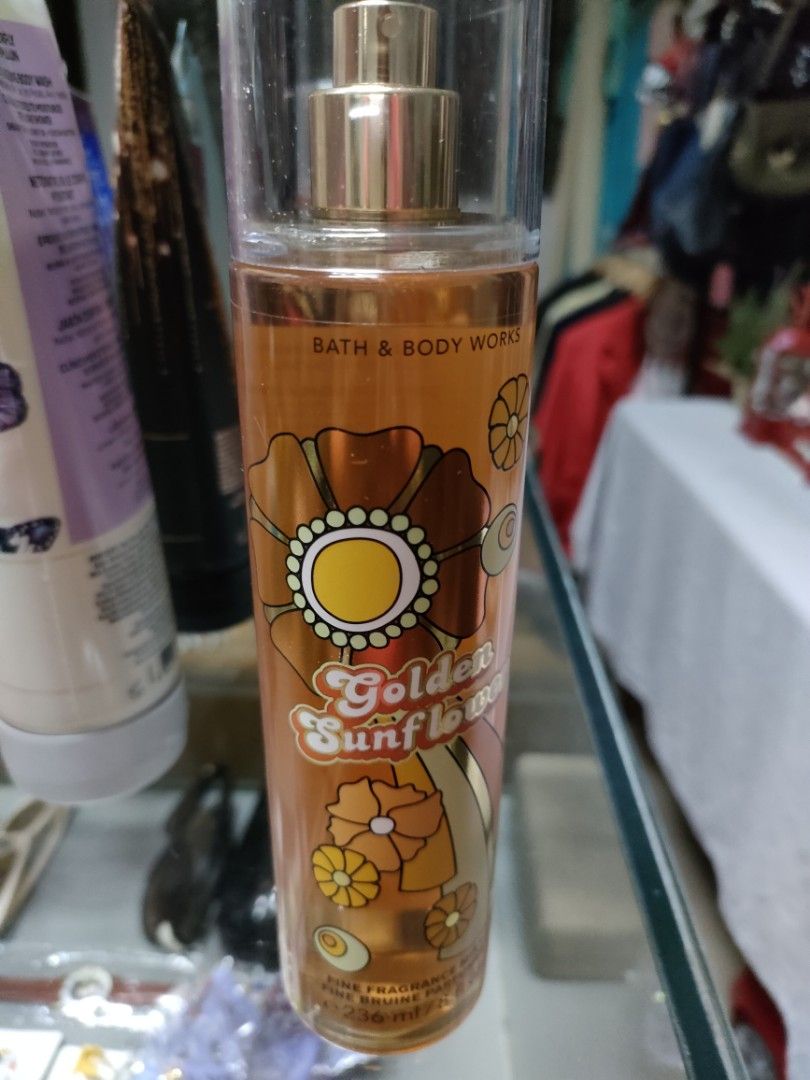 AUTHENTIC BBW Golden Sunflower mist, Beauty & Personal Care, Fragrance ...