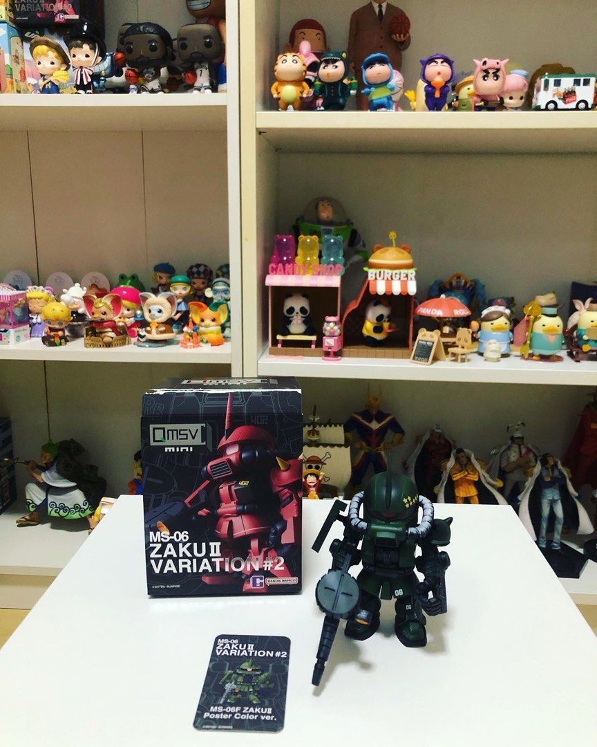 Bandai QMSV Mini Gundam Zaku II Variations Series Blind Box, Hobbies ...