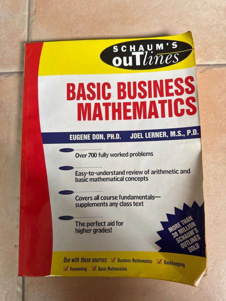 Basic Business Mathematics, Hobbies & Toys, Books & Magazines ...