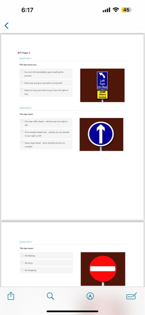 BASIC THEORY TEST - BTT EXAM, Everything Else on Carousell